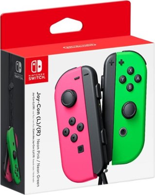 Nintendo Switch Joy-Con (L/R) - Neon Pink / Neon Green – HotSpot ...